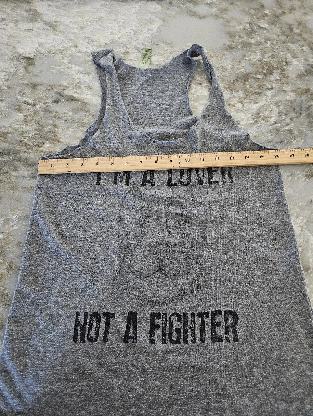 Alternative | Tops | Alternative Earth Large Gray Graphic Tank Top Im A ...
